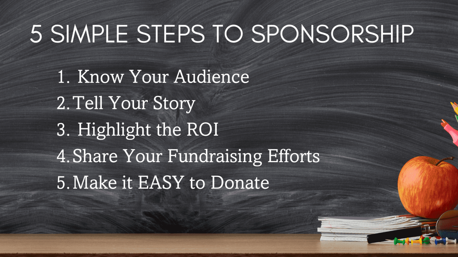 5 Easy Steps to Get Sponsorships for the School Trip - Kaleidoscope ...